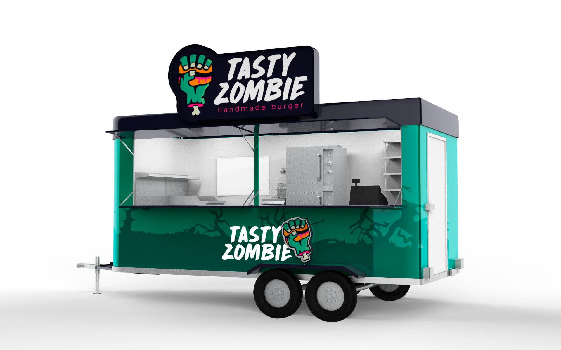 ArtStation - Tasty Zombie - Food Truck