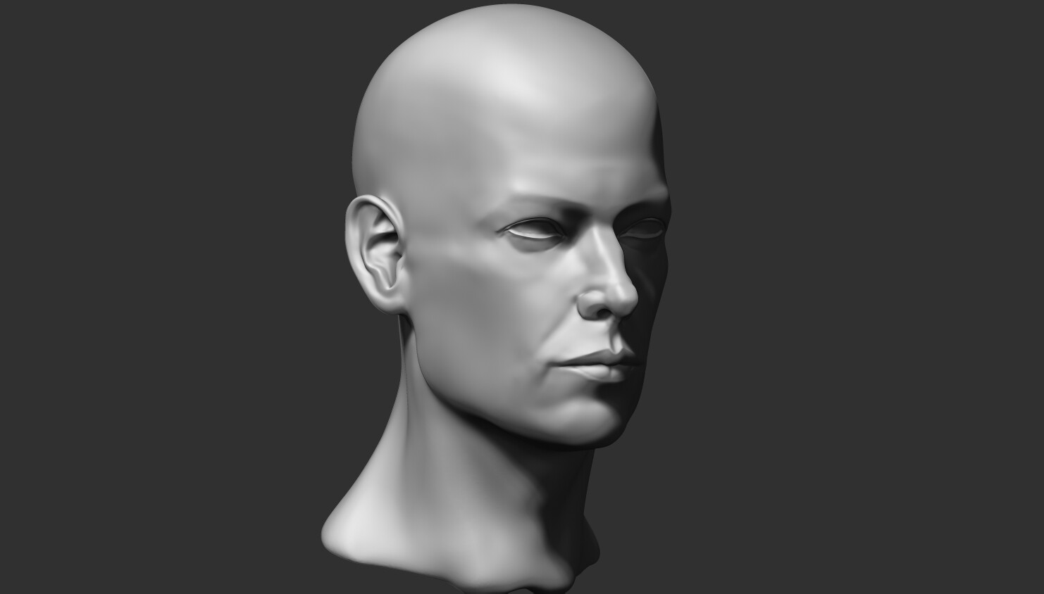 ArtStation - Male head sculpt