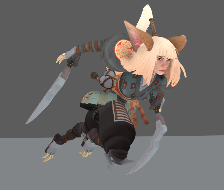 ArtStation - Shinobi Run cycle