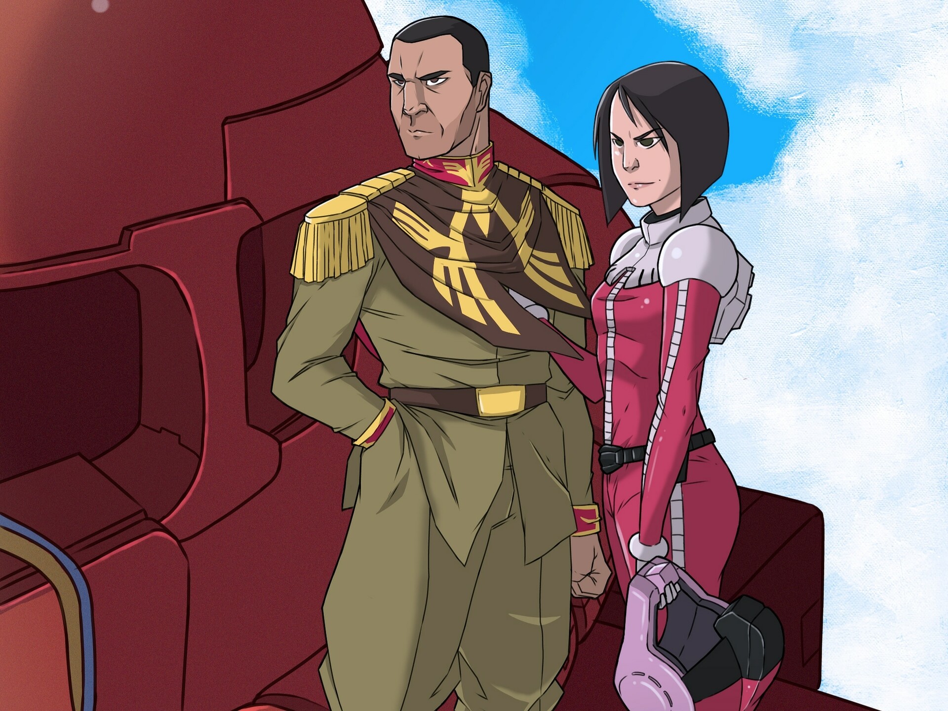 ArtStation - Zeon Pilots - Commission, Paul Crooks