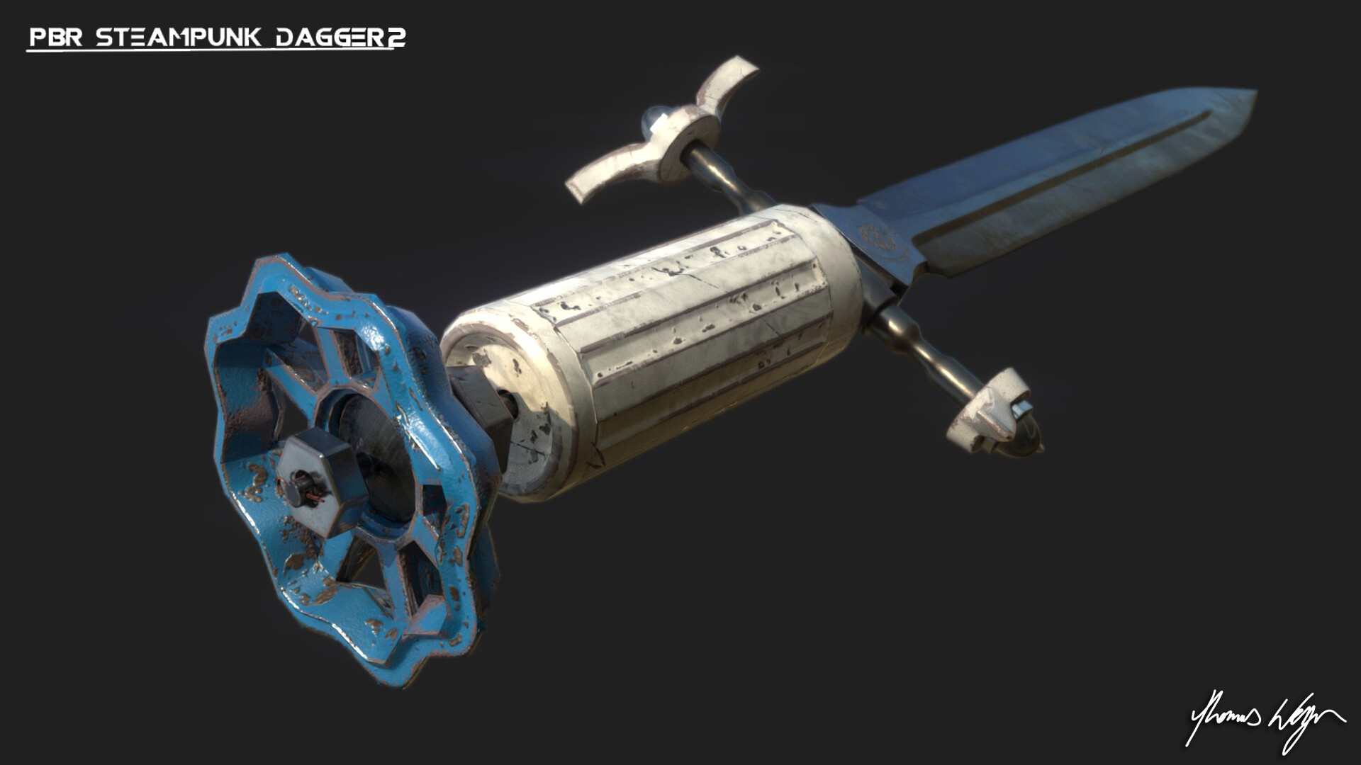 ArtStation - Realtime Steampunk Dagger 2