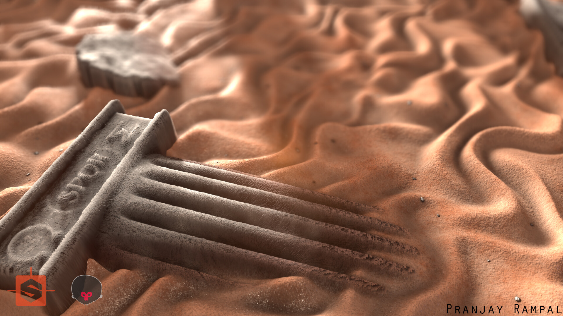 ArtStation - Sand Column - Designer