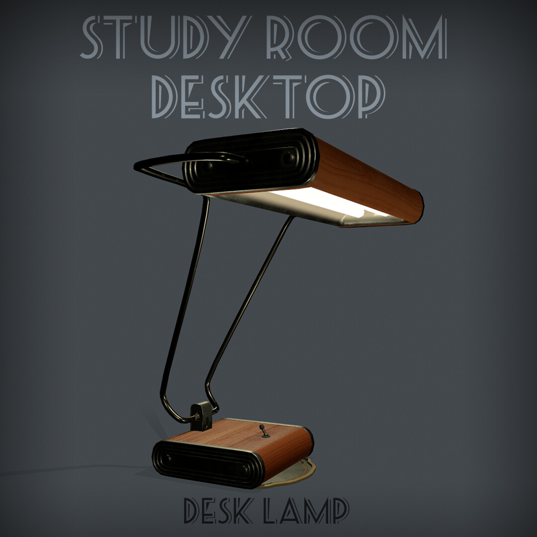 ArtStation - Study Room Desktop: Lamp