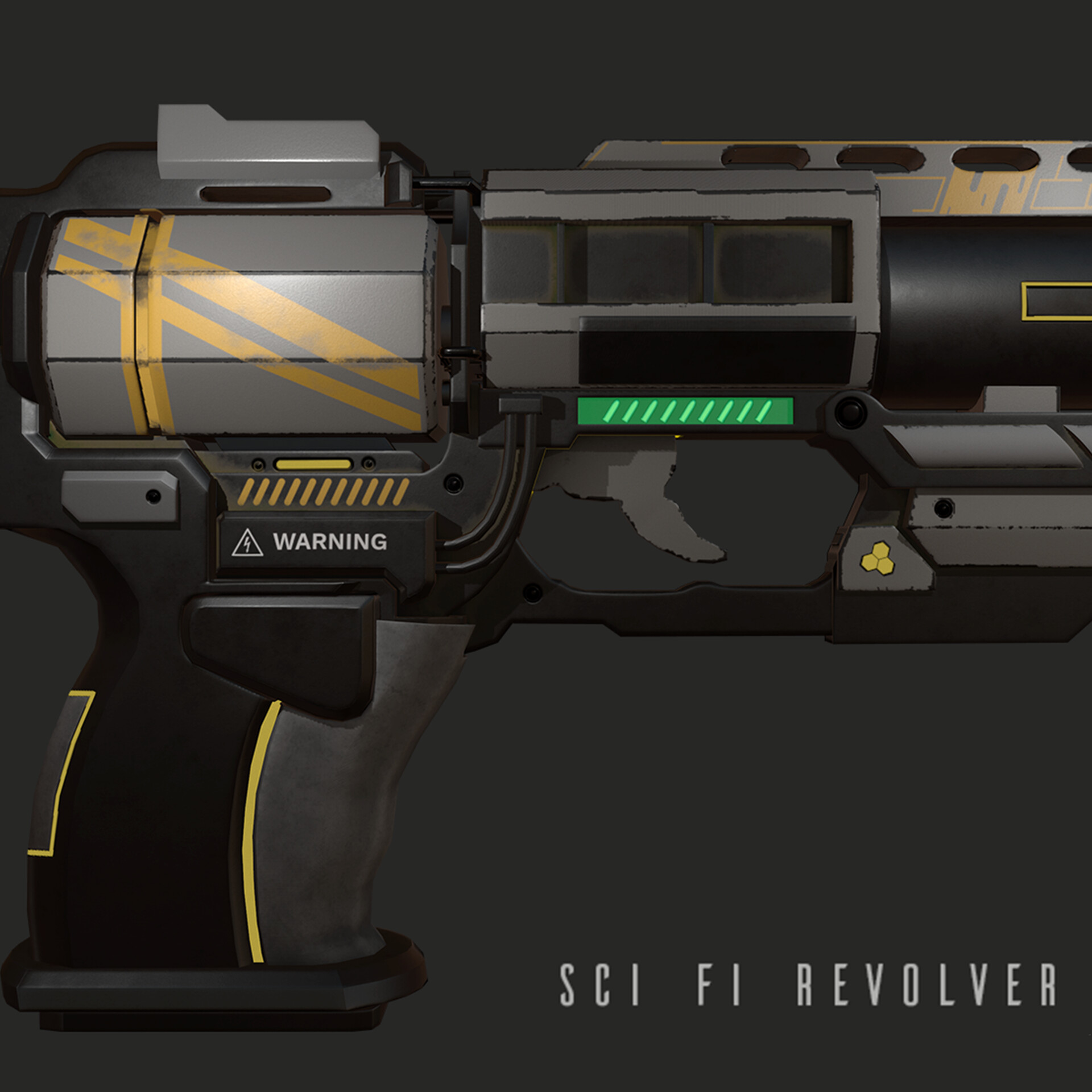 ArtStation - Sci Fi Revolver