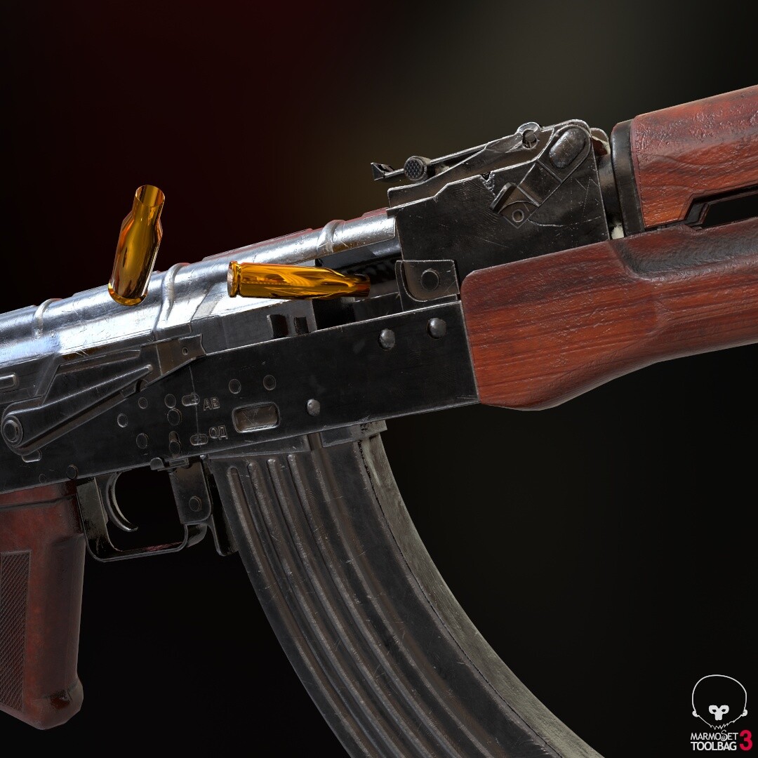 ArtStation - AKM Assault Rifle