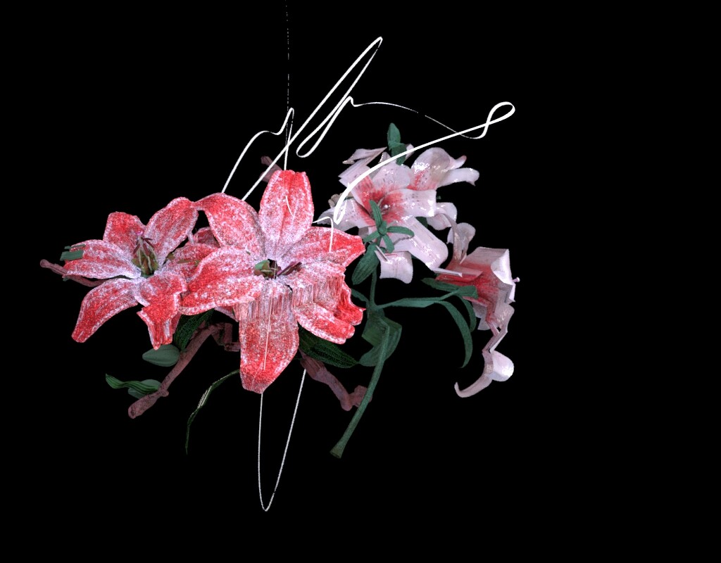 ArtStation - Glitchy Flowers