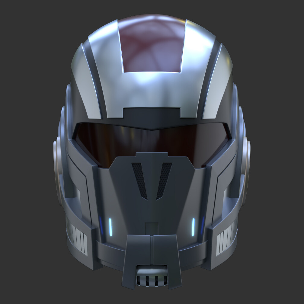 ArtStation - Mass Effect Breather Helmet