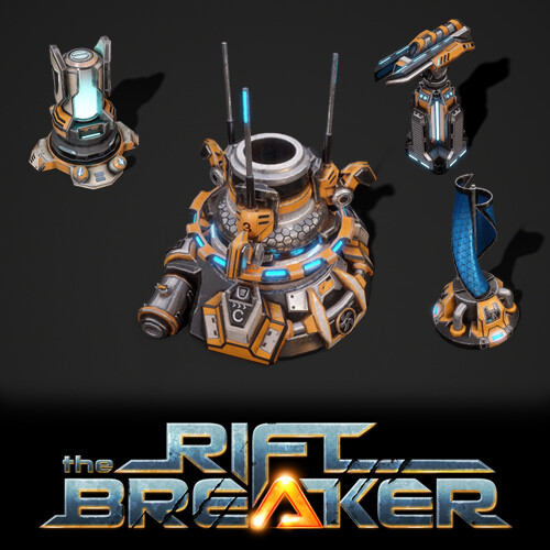 ArtStation - The Riftbreaker Buildings