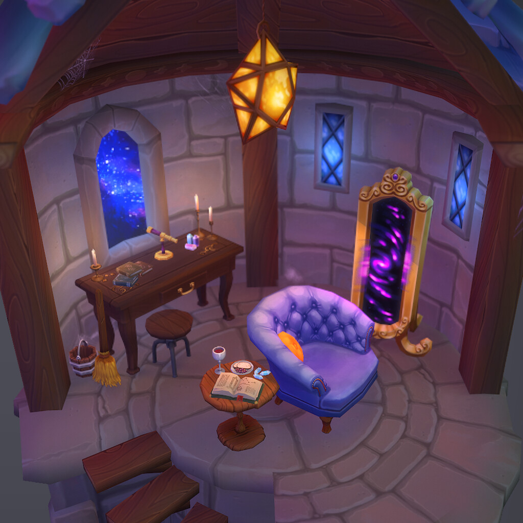 ArtStation - The Sorcerer's Study