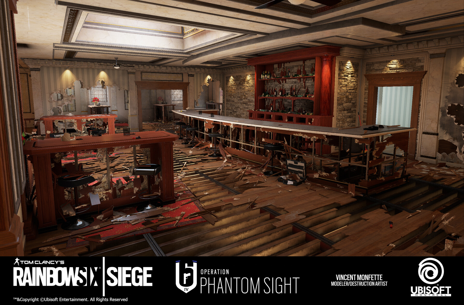 ArtStation - Rainbow Six Siege : Phantom Sight - Destruction