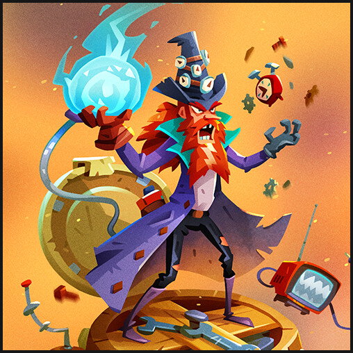 ArtStation - Electronics Mage and the Mages Guild