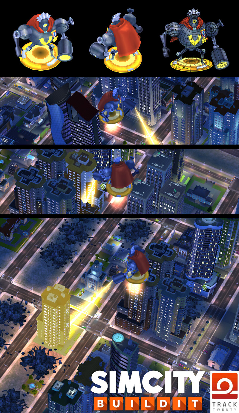 ArtStation - Simcity BuildIt: Club Wars assets