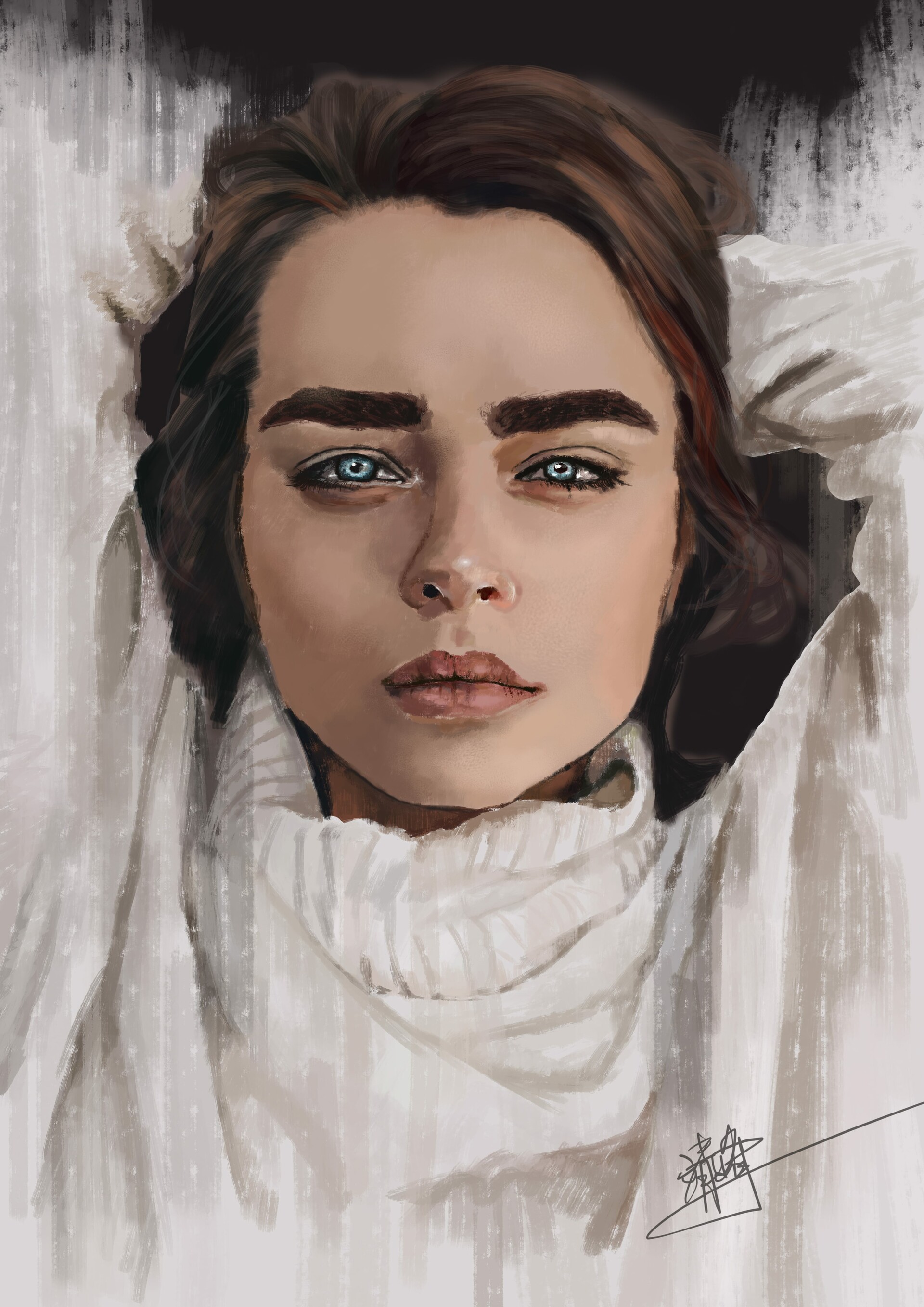 ArtStation - first Digital Portrait