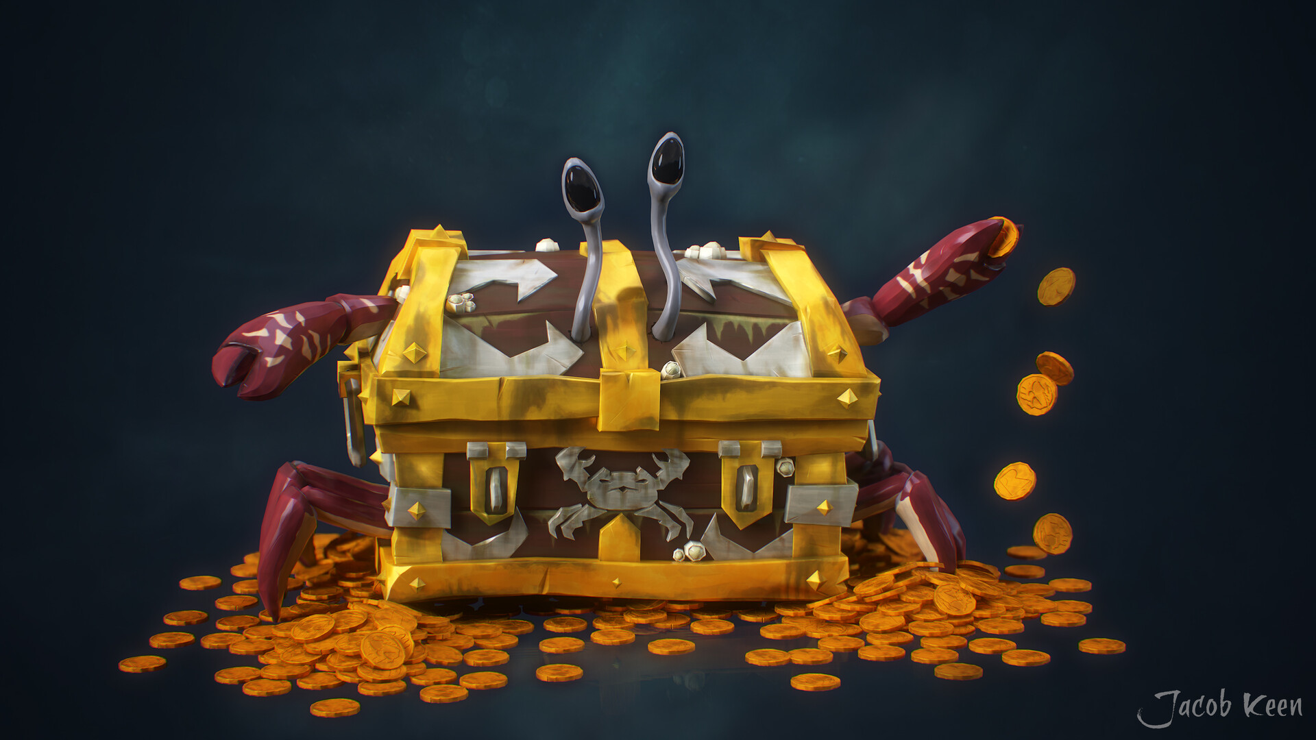 ArtStation - Sea of Thieves Crab Chest fan art