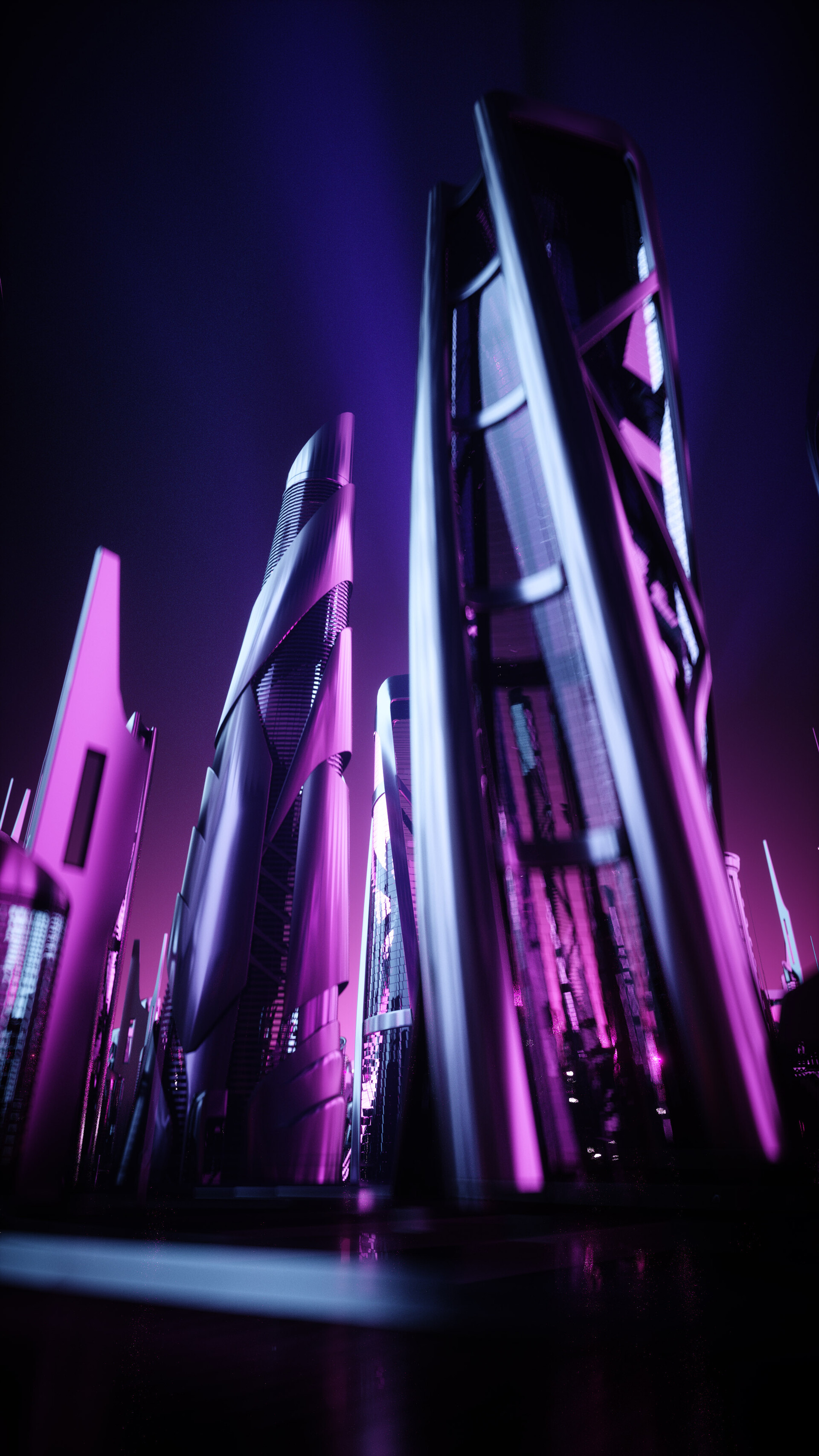 ArtStation - CityScape - Vertical shots