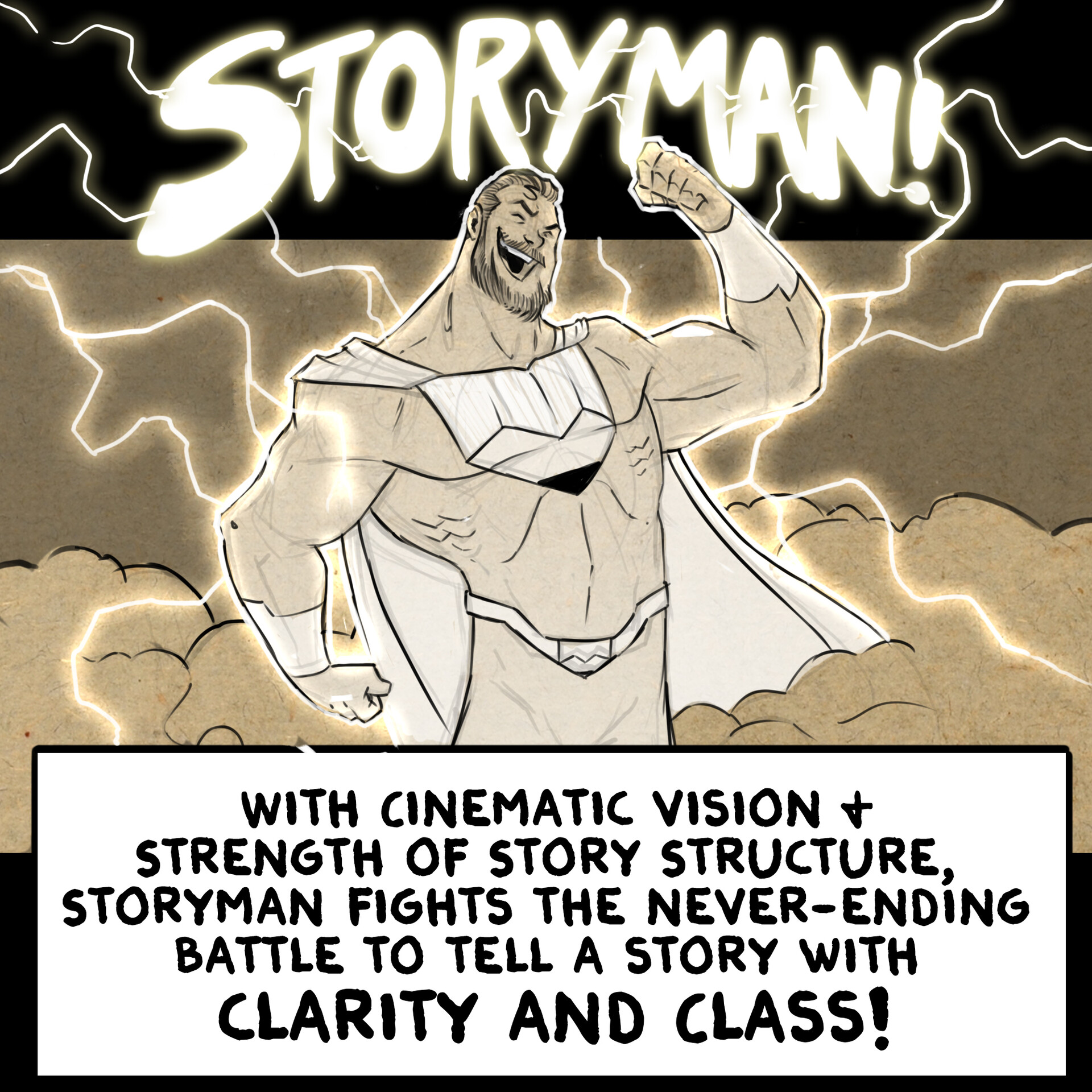ArtStation - Comics: The Adventures of STORYMAN