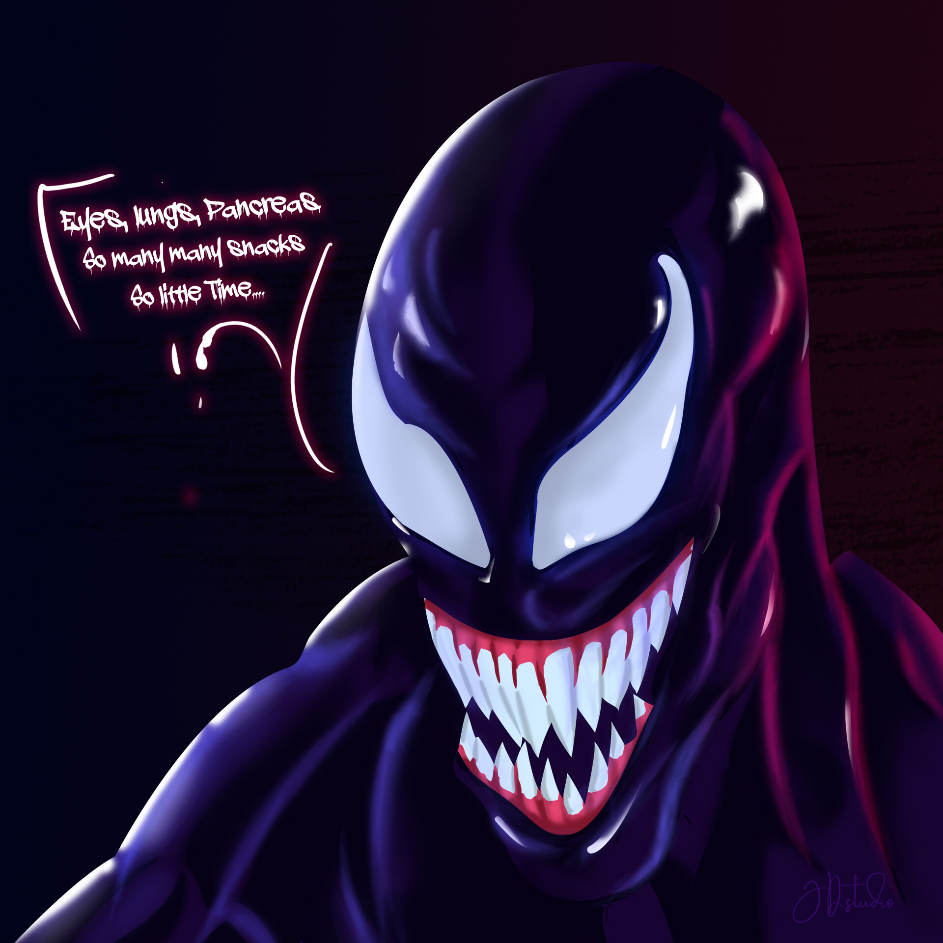 ArtStation - Fan art for venom.