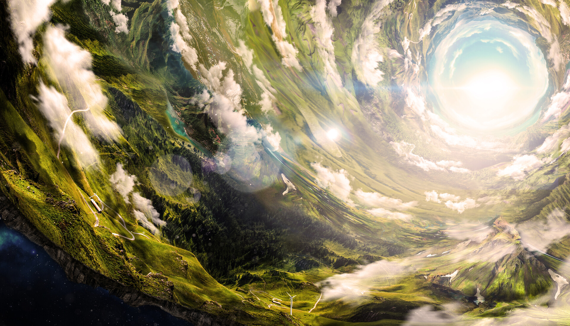 ArtStation - New world - Matte painting