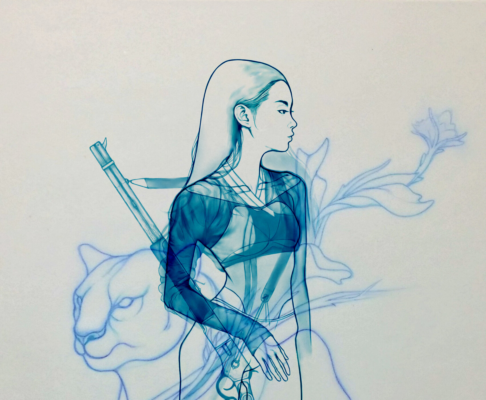 ArtStation - Terea with Tiger