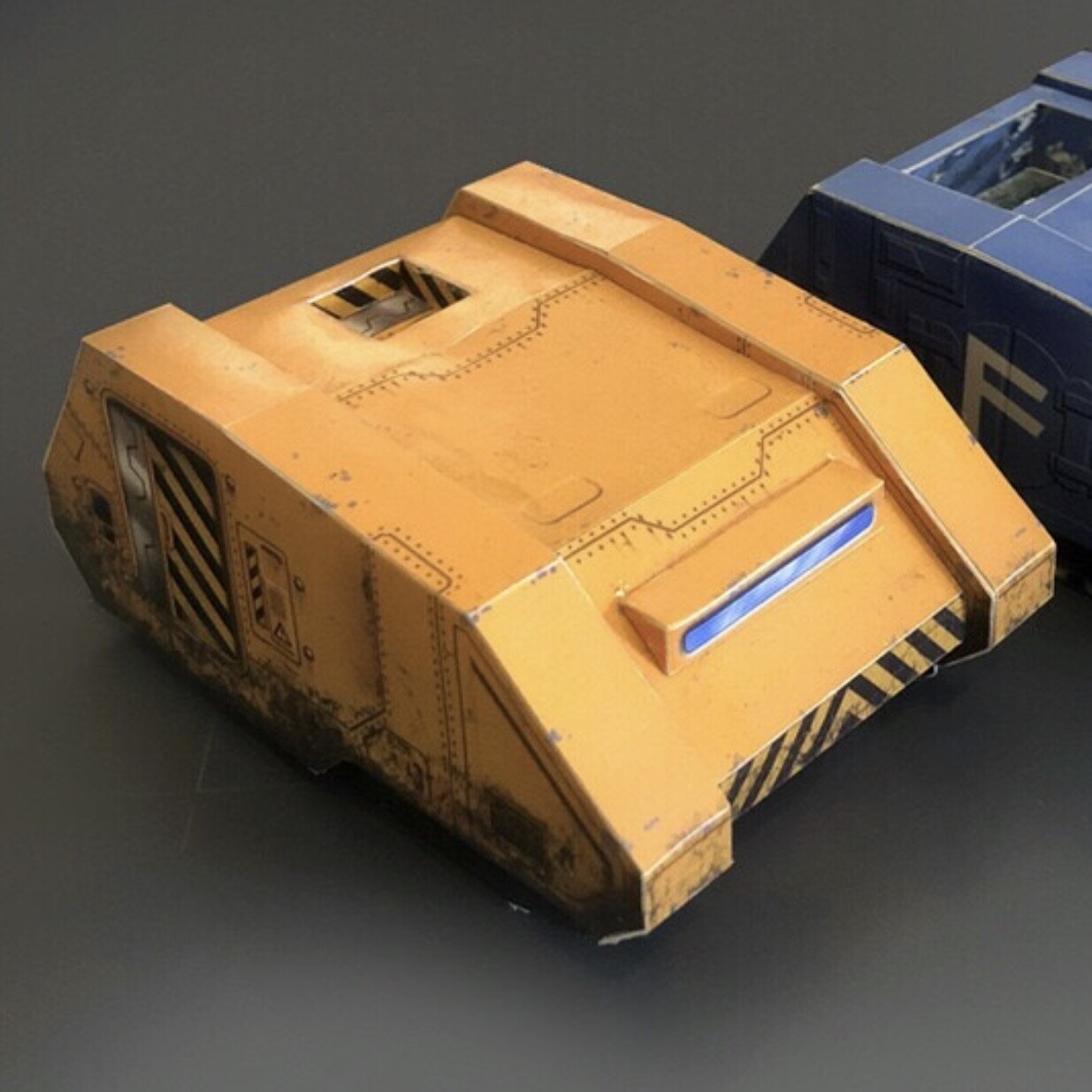 Oliver Loftus - Papercraft Tank
