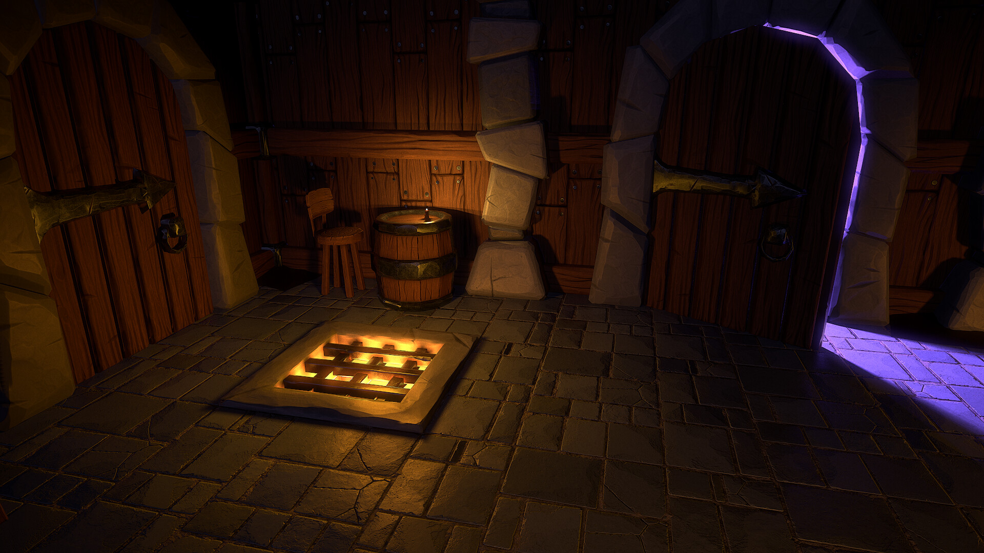 ArtStation - Modeling Study 002 - Dungeon Scene