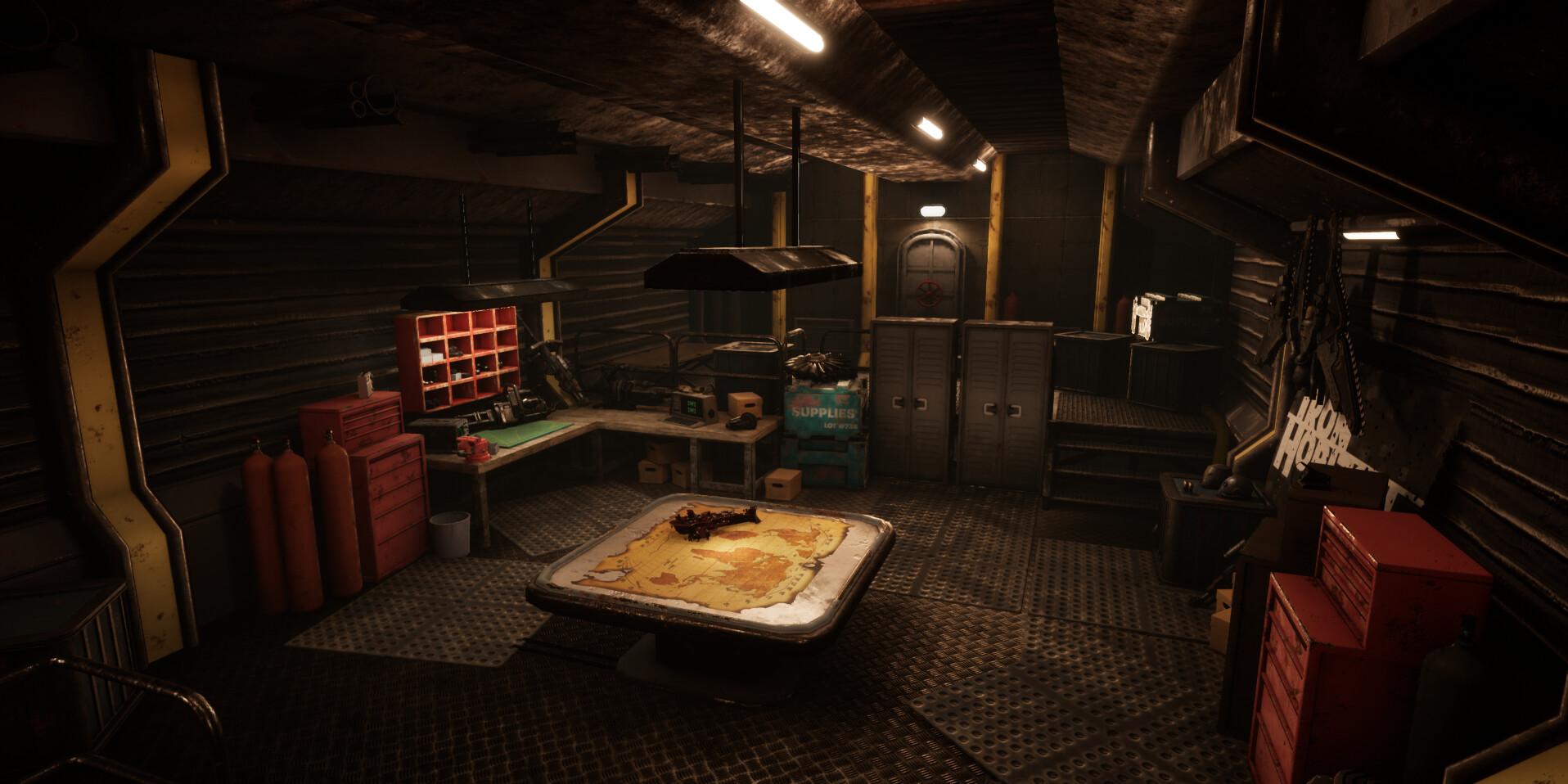 ArtStation - Iron Horizon - Hub Room