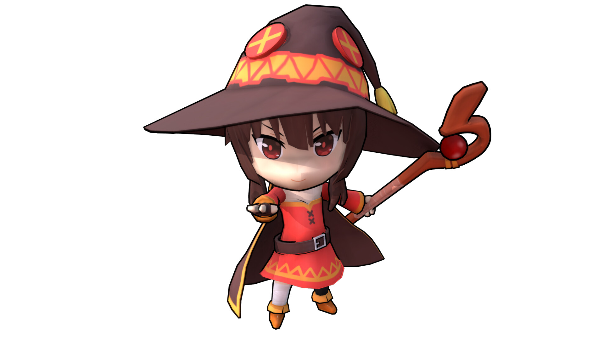 ArtStation - Low Poly Character - Megumin