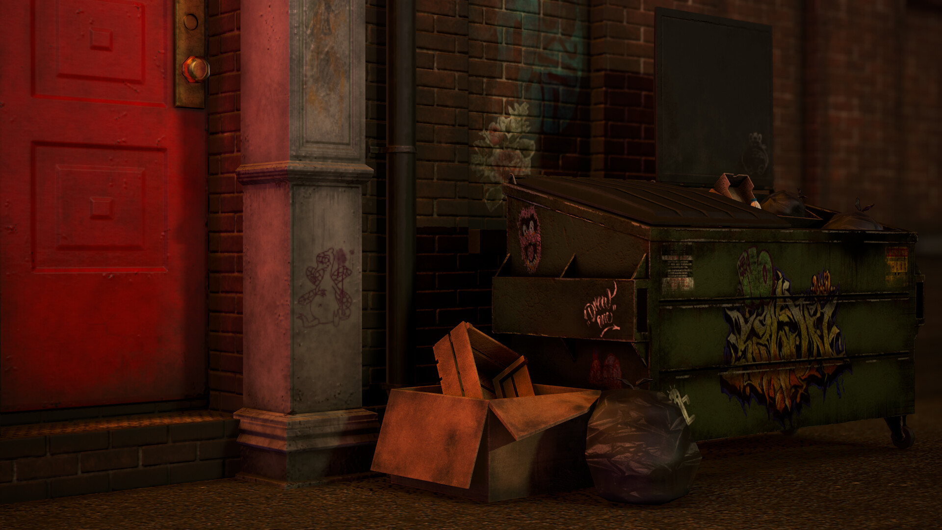 ArtStation - Alley Door