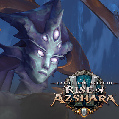 ArtStation - Azshara statue, World of Warcraft : Battle for Azeroth