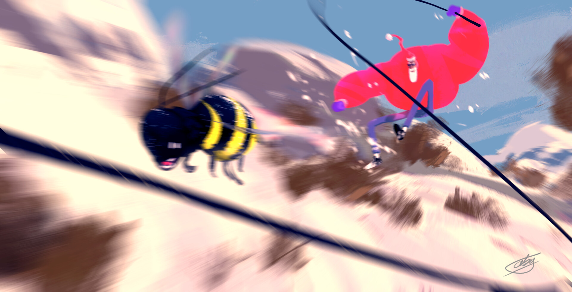 ArtStation - Chase the Bee