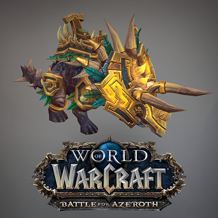 ArtStation - Zandalari Paladin Mount