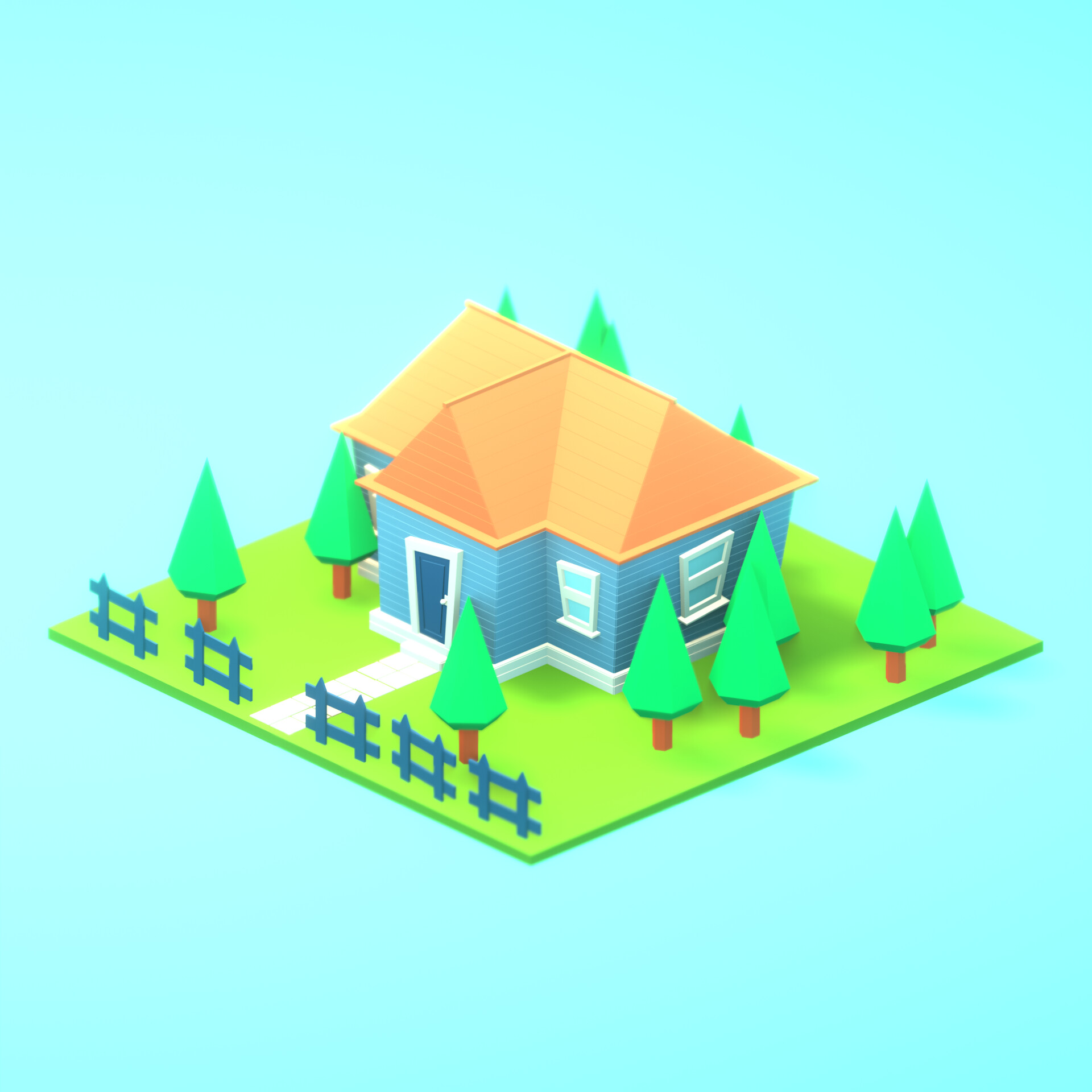 ArtStation - Random house №1