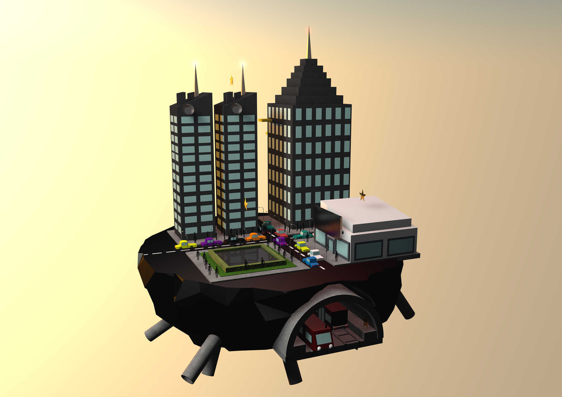 ArtStation - First 3D modelling project!