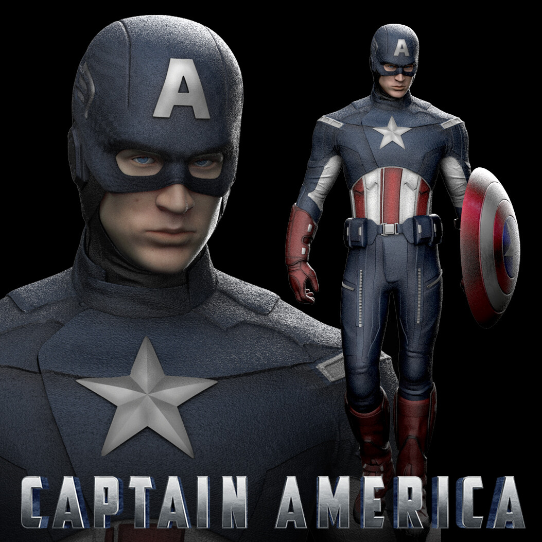 ArtStation - CAPTAIN AMERICA