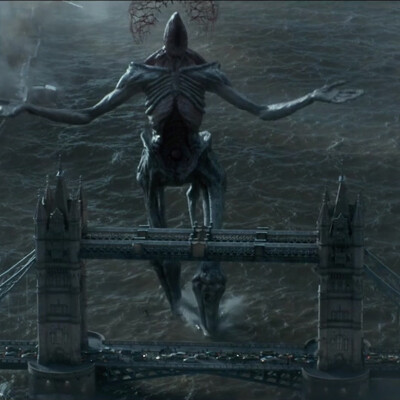 ArtStation - Hellboy - London Tower Bridge