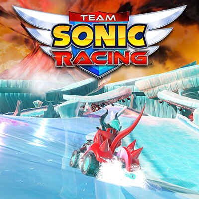 ArtStation - Team Sonic Racing -Glacierland Tracks