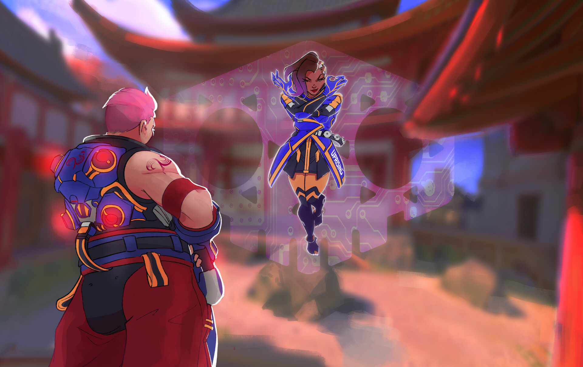 ArtStation - Commissioned work for Paris Eternal (Overwatch League)