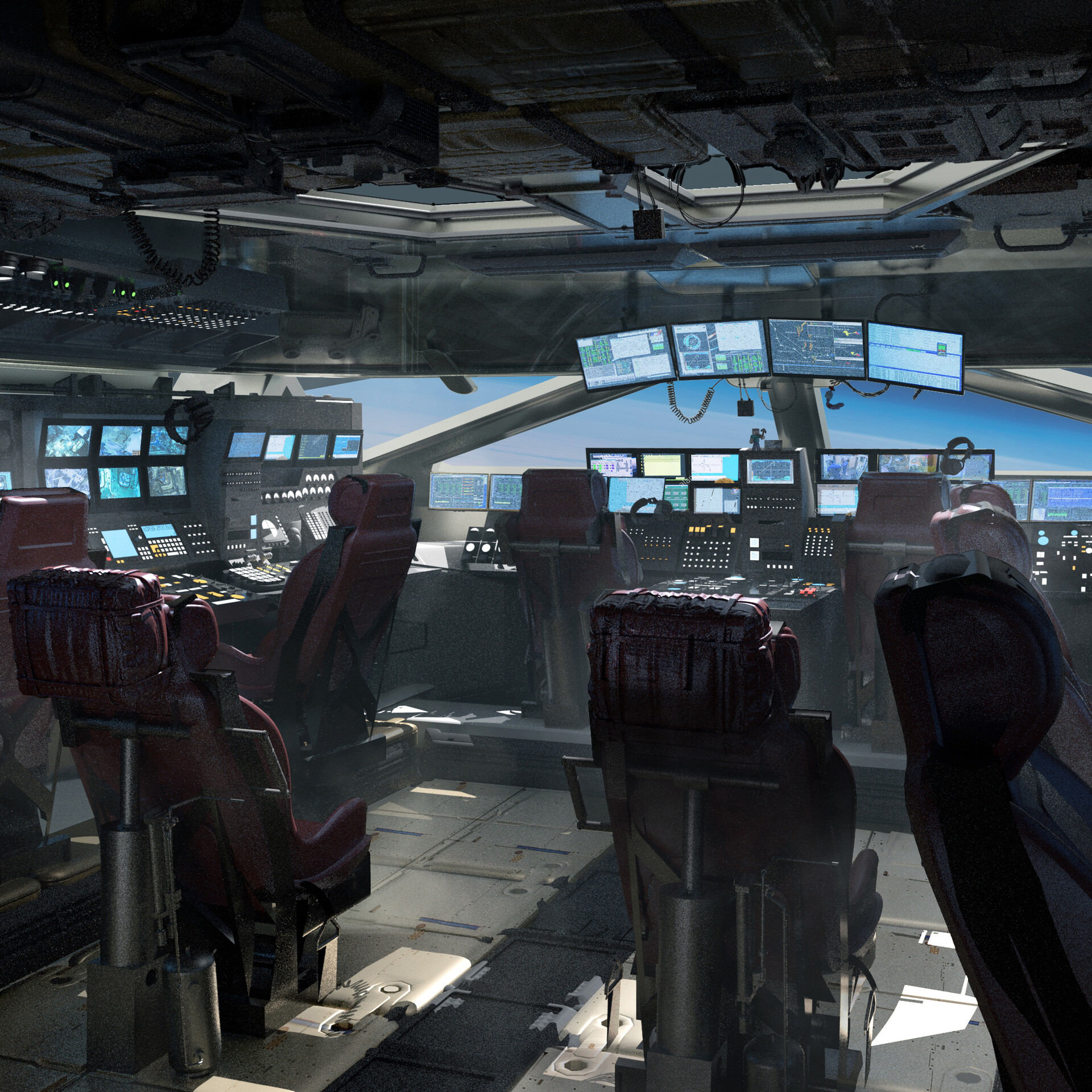 ArtStation - Cockpit 驾驶舱 THE NEW STAR