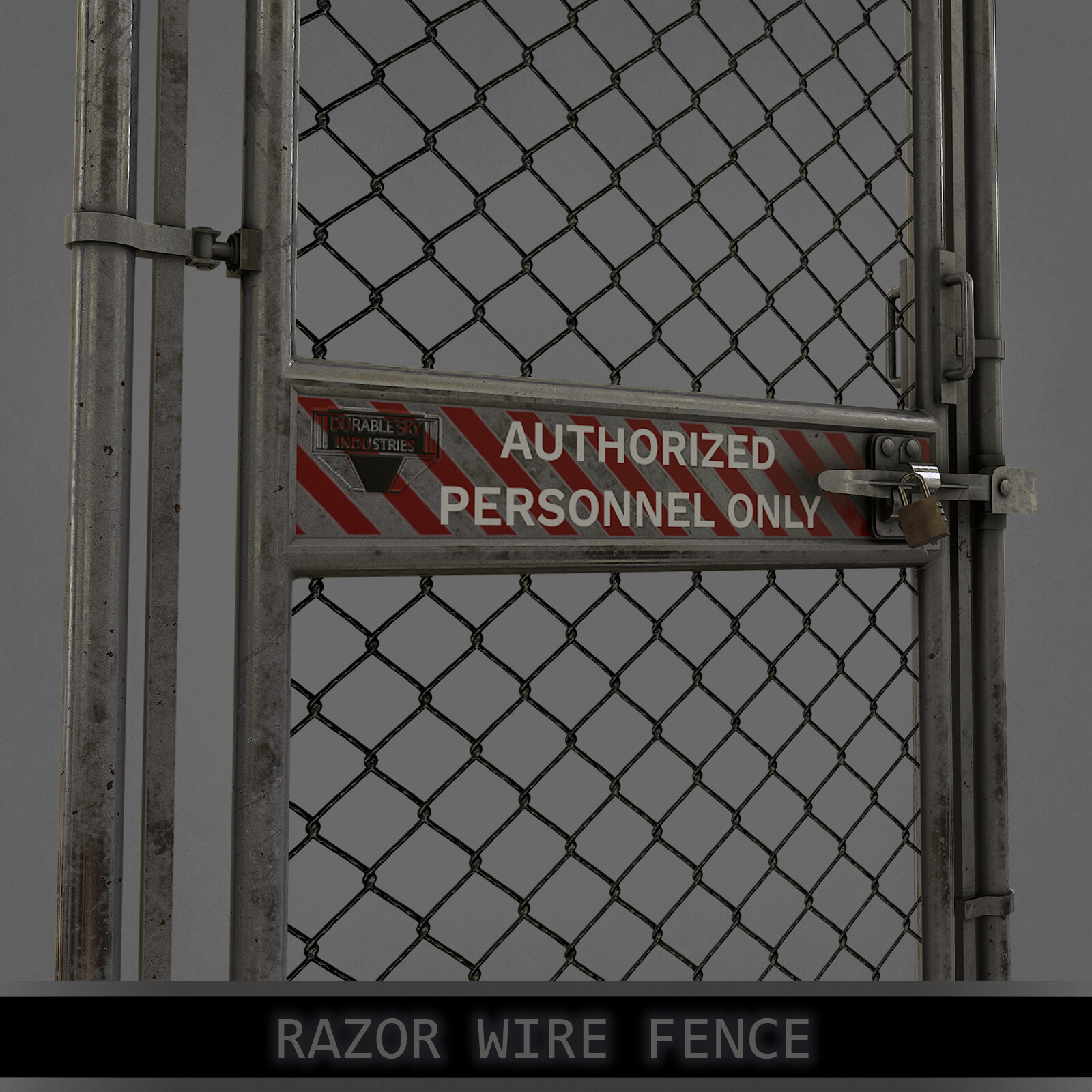 ArtStation - Razor Wire Fence
