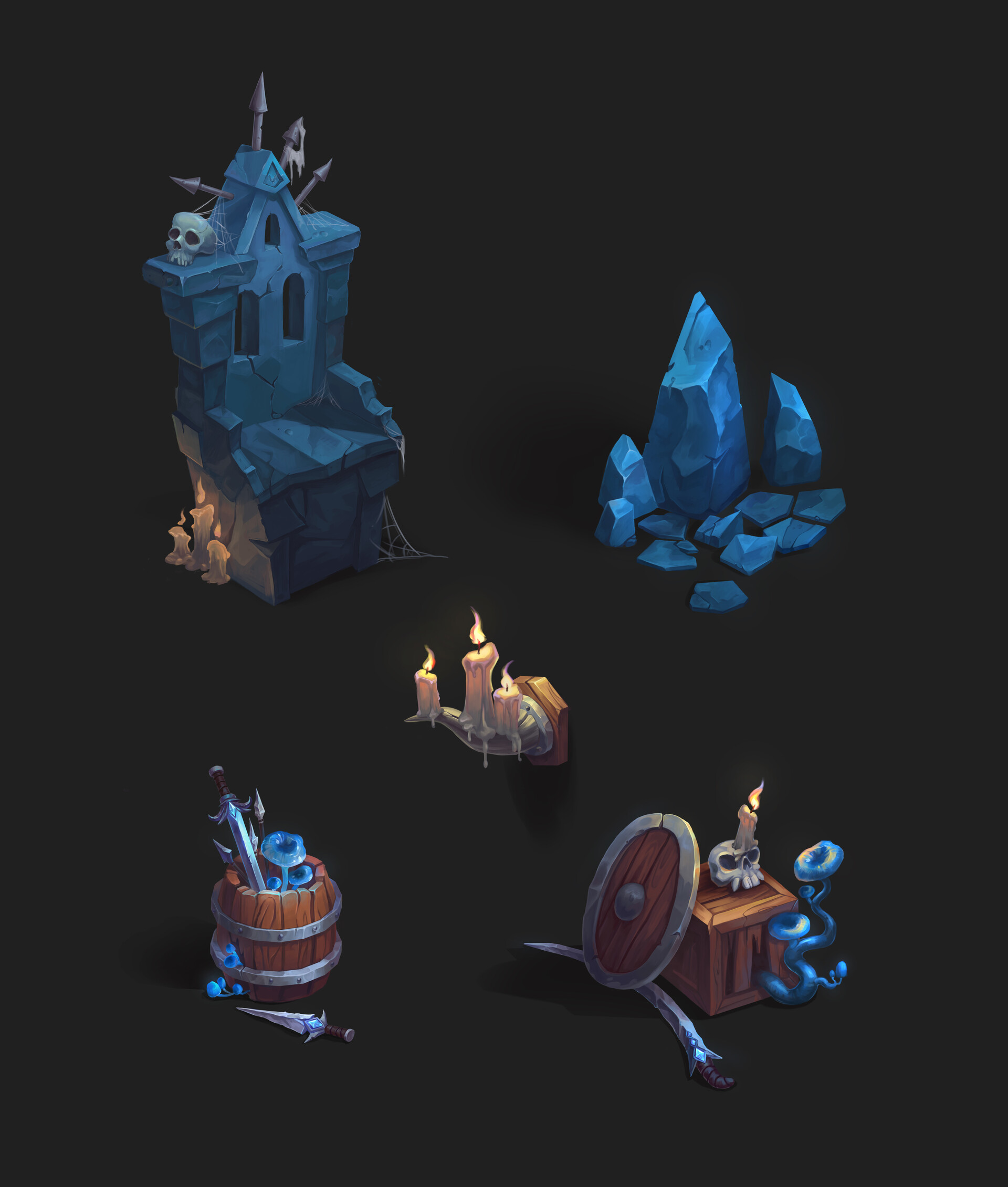 ArtStation - Dungeon props set