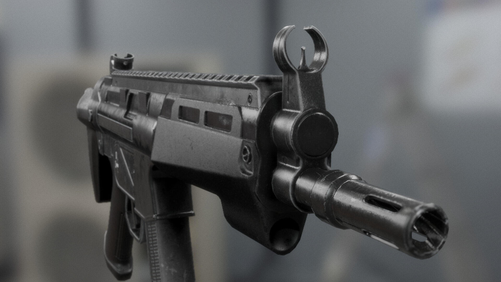 ArtStation - Modern SMG and complimentary sidearm