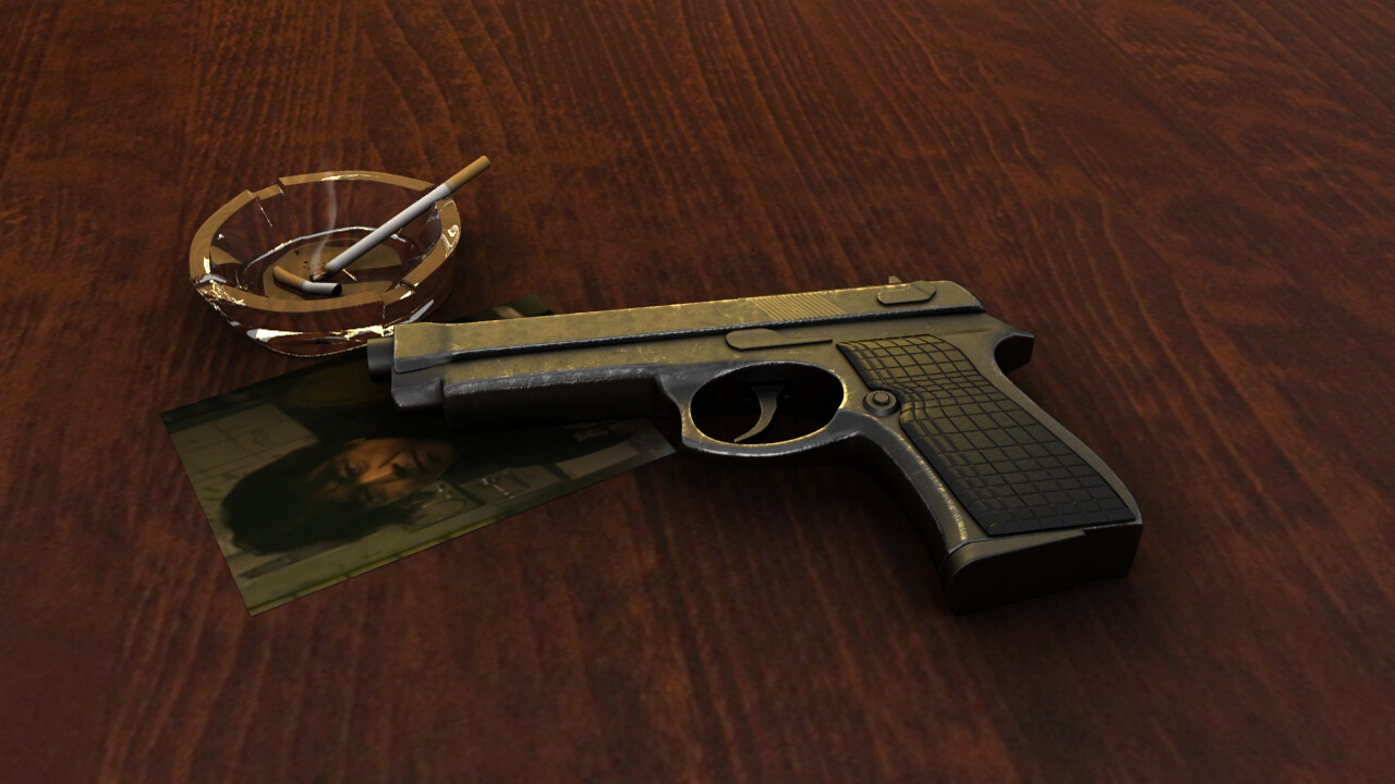 ArtStation - Pistol_3d