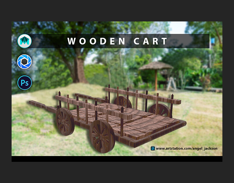 ArtStation - Wooden Cart