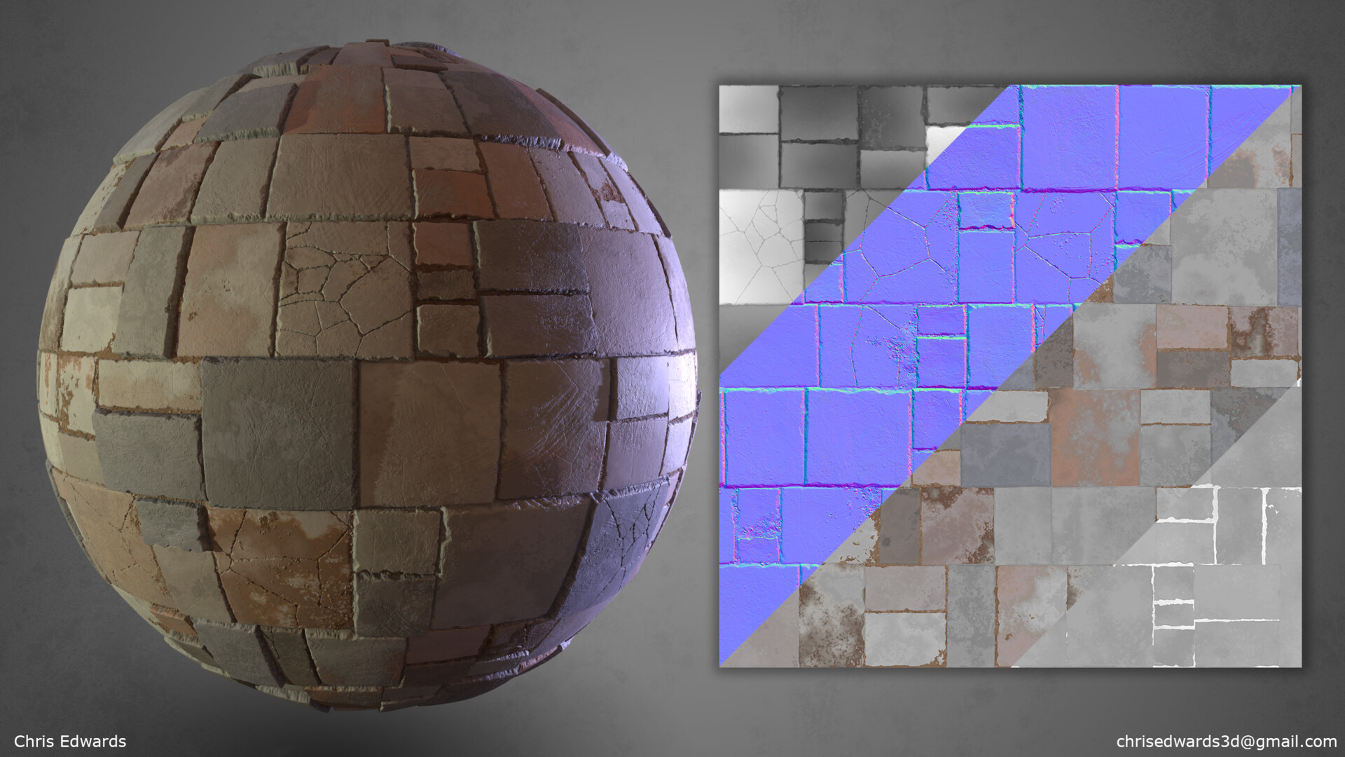 ArtStation - Floor Tiles - Substance Designer