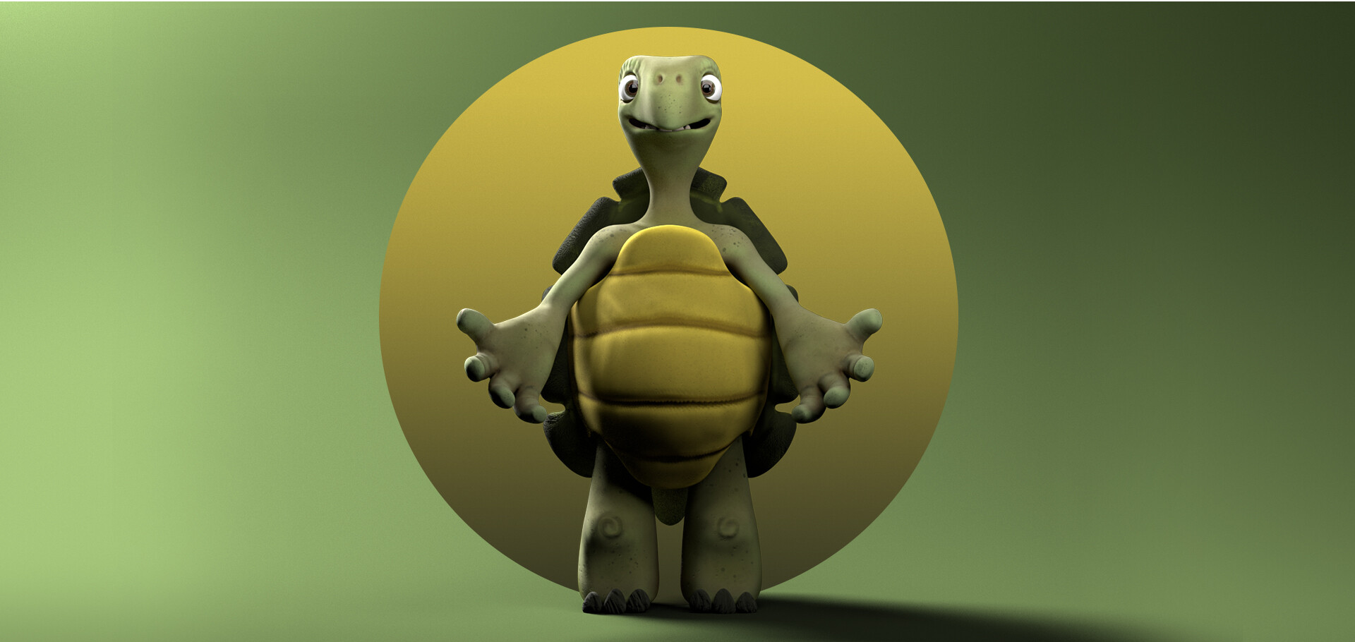ArtStation - Stylized turtle character for a TV commercial