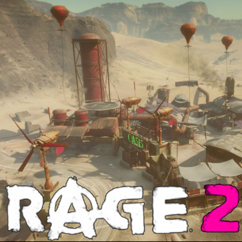 ArtStation - Rage 2 Level Art: Oasis