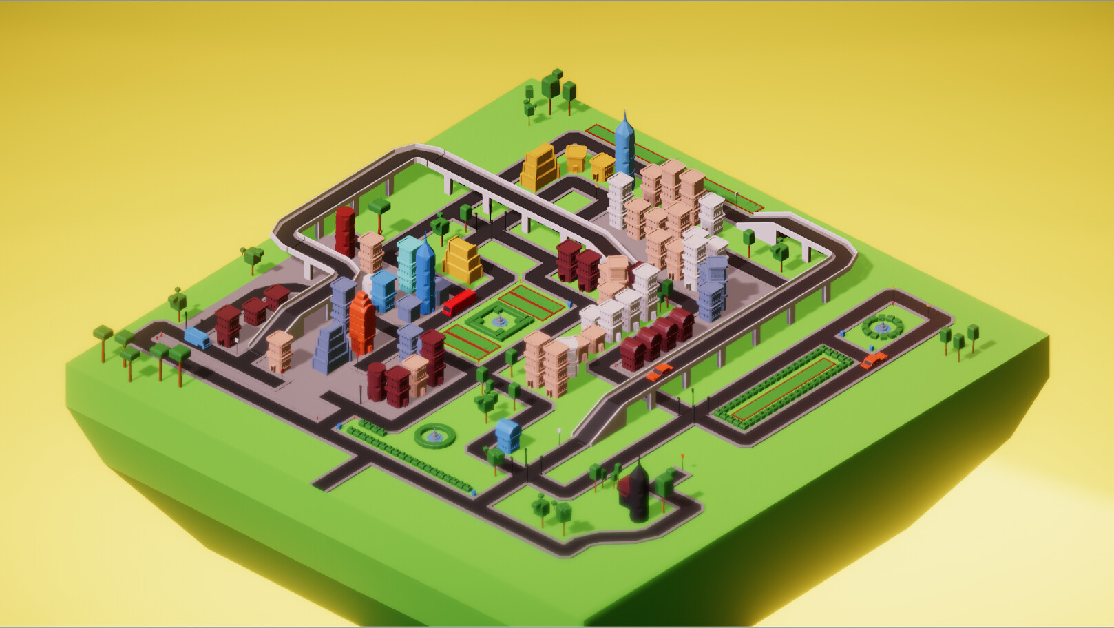 Ligin S - ProBuilder Modular City Set -Level Prototype Test