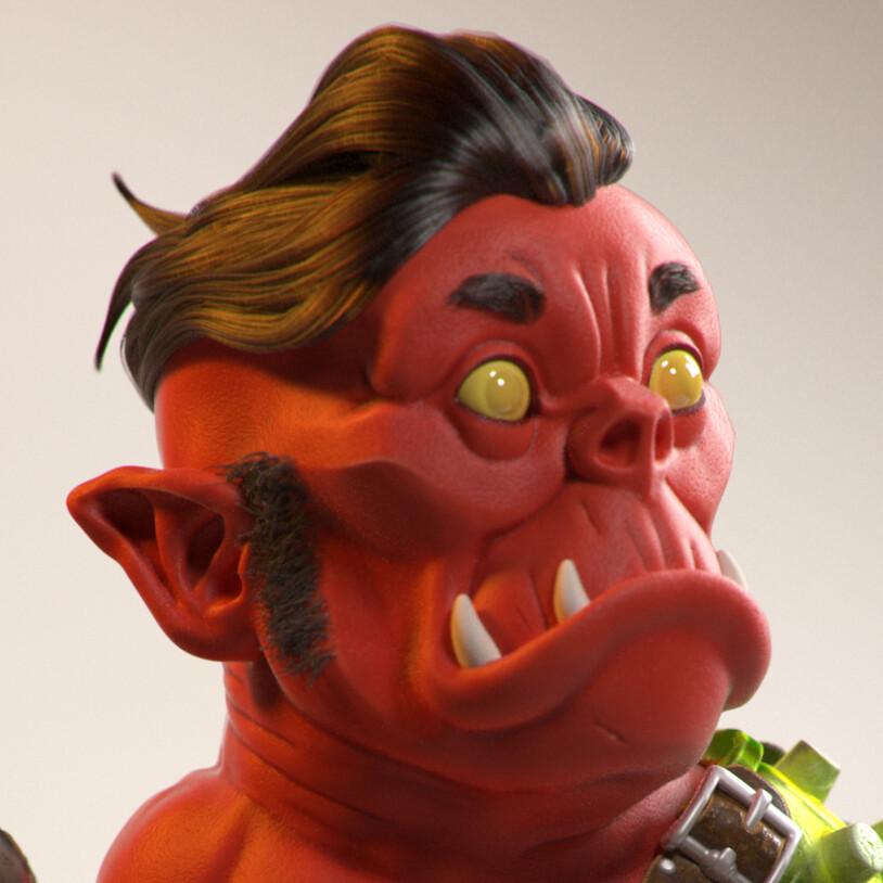 ArtStation - Red Orc