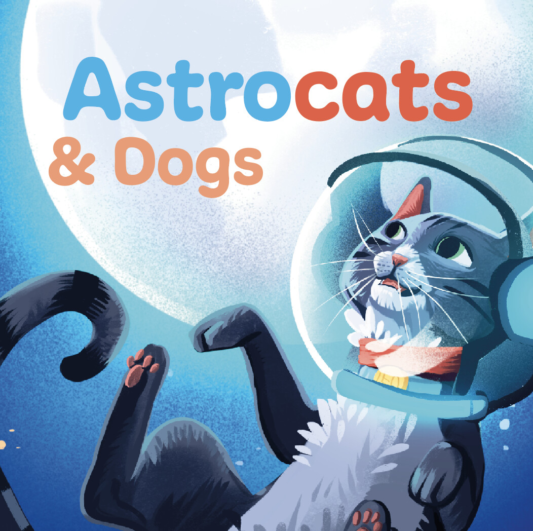 ArtStation - Astrocats & Dogs - Children's Book Project
