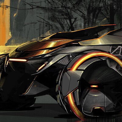 ArtStation - Ghost rider vehicle design